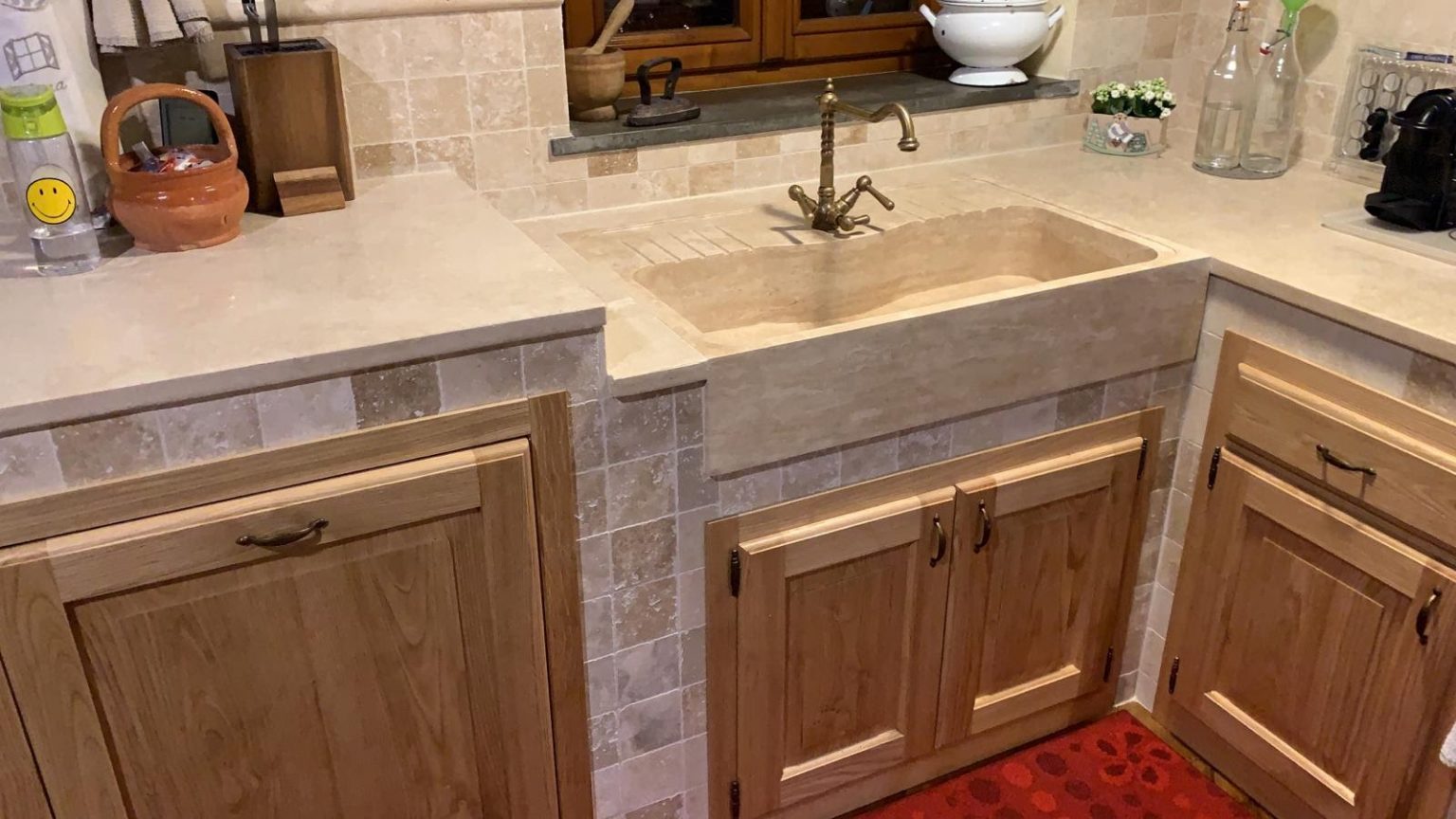 Masonry kitchen in the Pisa countryside - Pietre di Rapolano