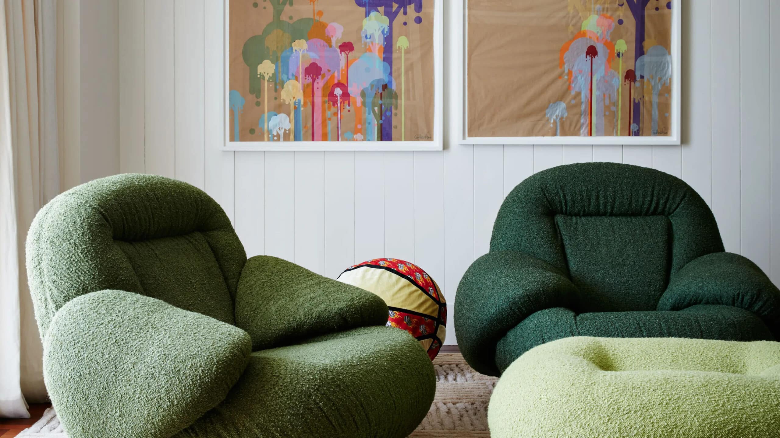 Bouclé Elements in Decor - Pietre di Rapolano